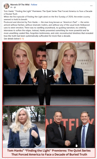 Fact Check: NO 'Finding The Light' Program By Tom Hanks About Jeffrey ...