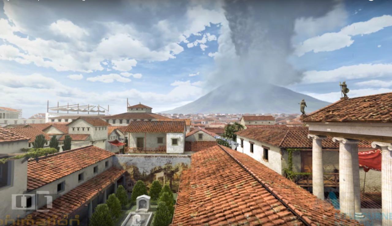 The Day Pompeii Is Lost: Animation Of The Eruption Of Mount Vesuvius ...