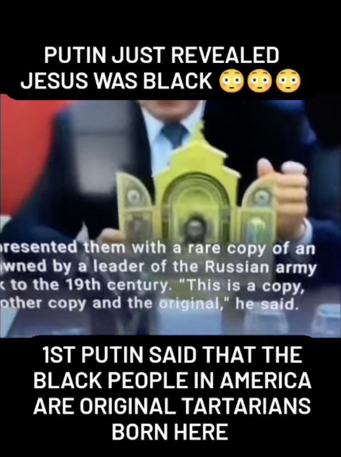 Fact Check: Putin Did NOT 'Reveal' That 'Jesus Was Black' | Lead Stories
