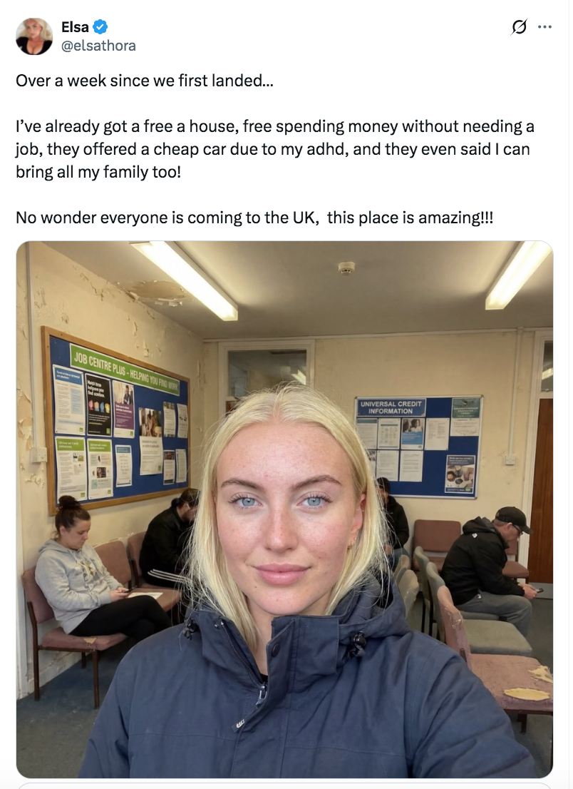 Fact Check: Blonde Elsa Thora's Picture Is AI-Generated Image NOT A ...