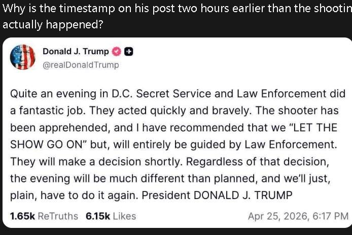 Fact Check: Trump Did NOT Post About The White House Correspondents ...