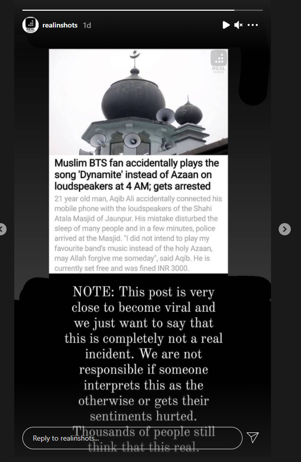 Fact Check: Muslim BTS Fan Did NOT Play 'Dynamite' Instead Of Azaan ...