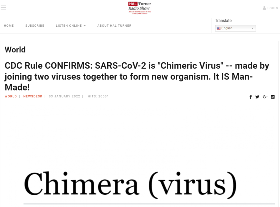 Fact Check: CDC Interim Final Rule Re: Chimeric Viruses Does NOT ...