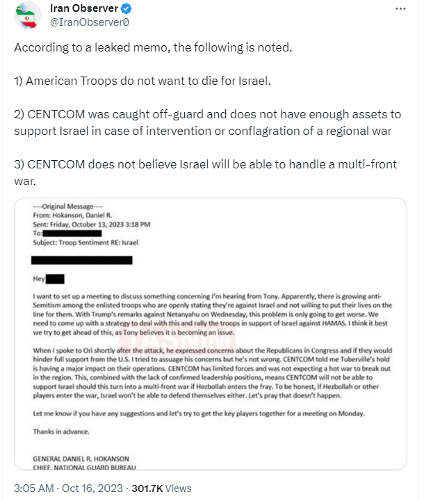 Fact Check: It's NOT An Authentic 'Leaked Memo' That Says CENTCOM ...