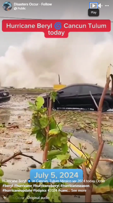 Fact Check: NO Evidence Video Shows Authentic Footage Of Hurricane ...