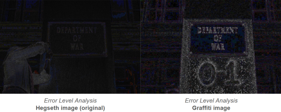 Fact Check: NO EVIDENCE Image of '0-1' Spray-Painted Below 'Department ...