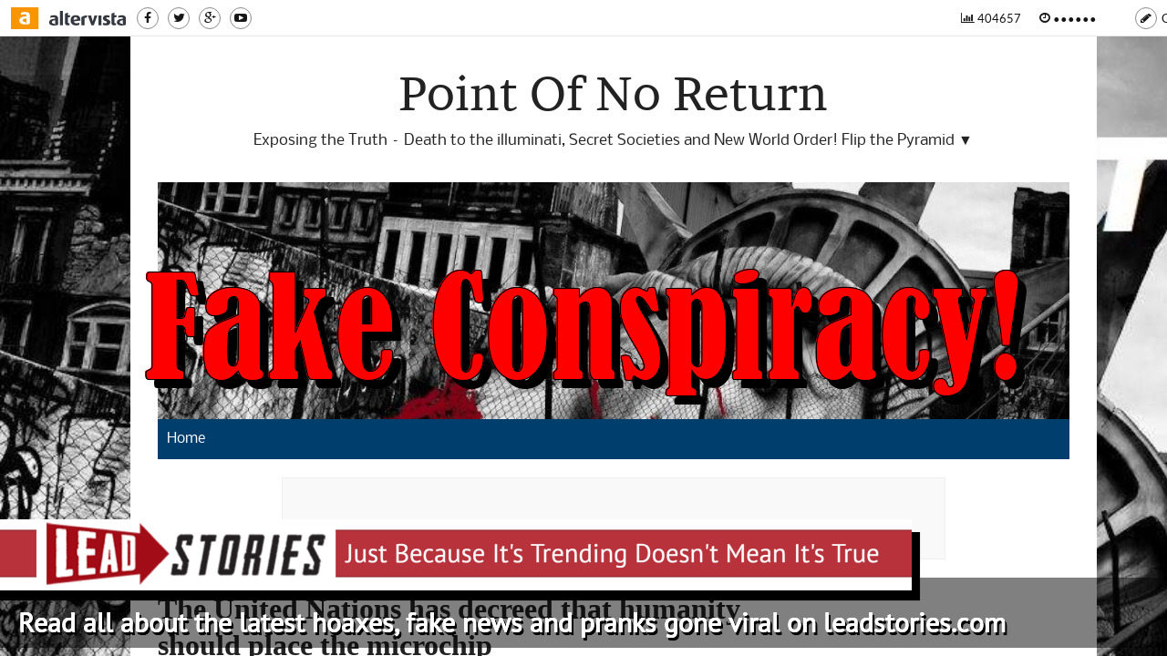 Fake News: The United Nations Has NOT Decreed That Humanity Should ...