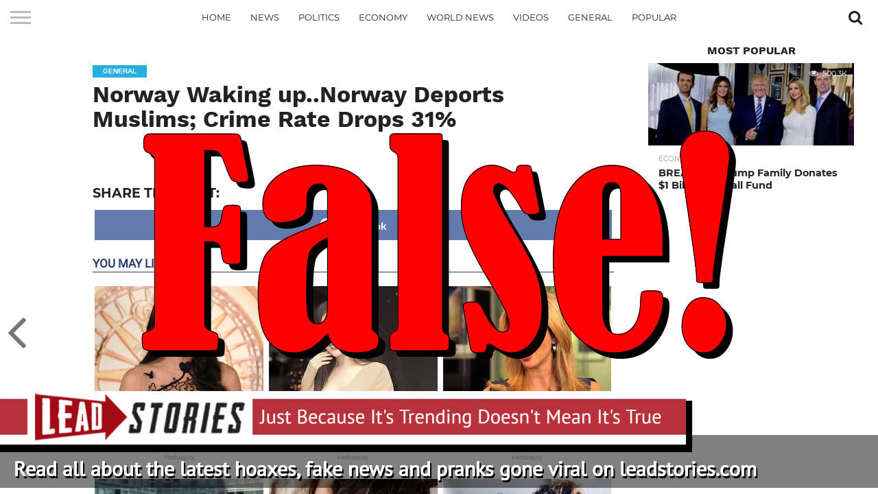 Fake News Norway Waking Up Norway Did NOT Deport Muslims Crime Rate fake-news-norway-waking-up-norway-did-not-deport-muslims-crime-rate