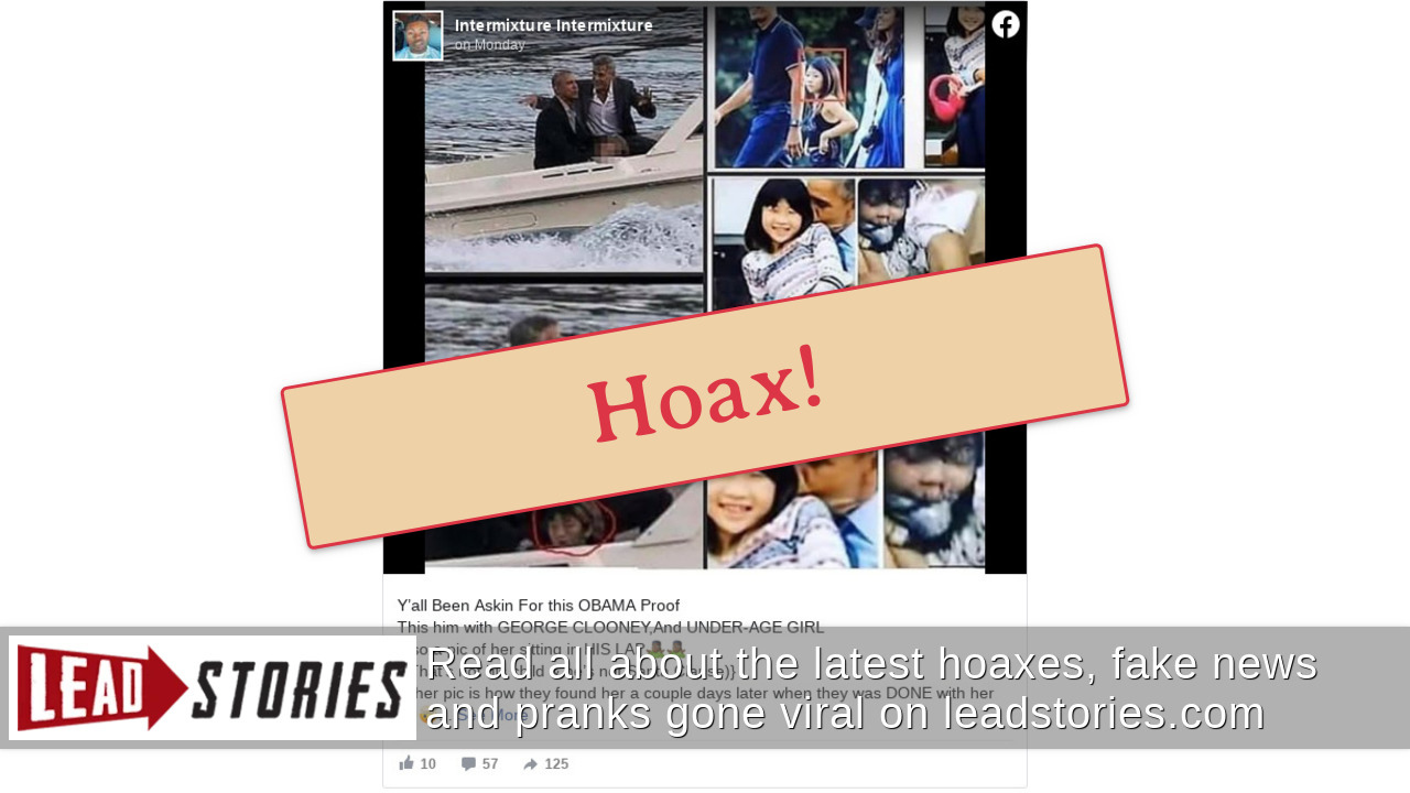 Fact Check: Photos Do NOT Prove Obama And Clooney Acted Inappropriately ...