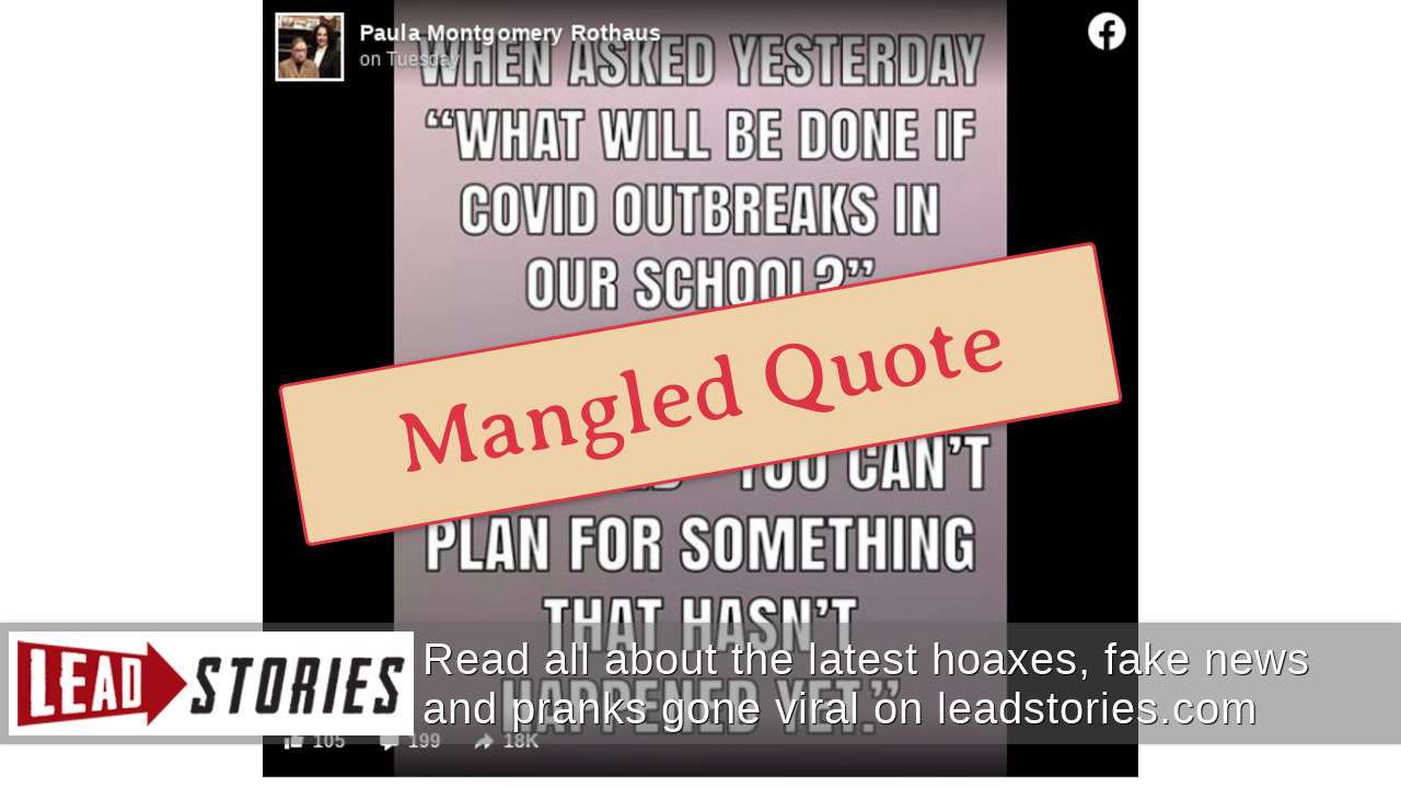 Fact Check: Secretary of Education Betsy DeVos Did NOT Say "You Can't ...