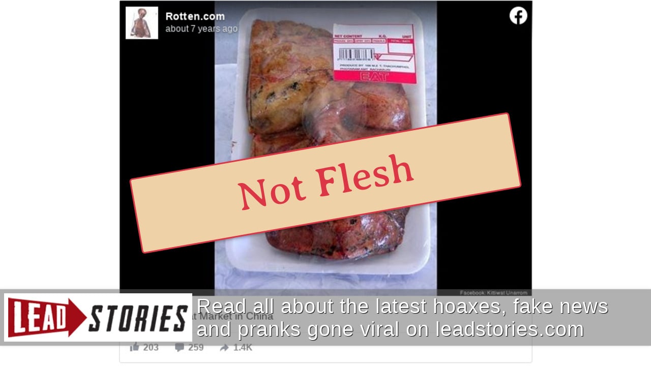 Fact Check: Photo Is NOT From A Cannibalistic Meat Market In China ...