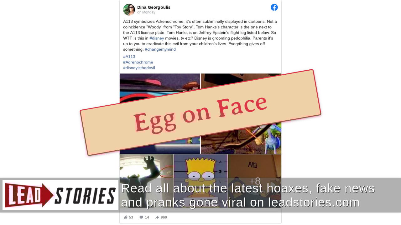 Fact Check: 'A113' Snuck Into Animated Films Is NOT A Pedophile Code ...