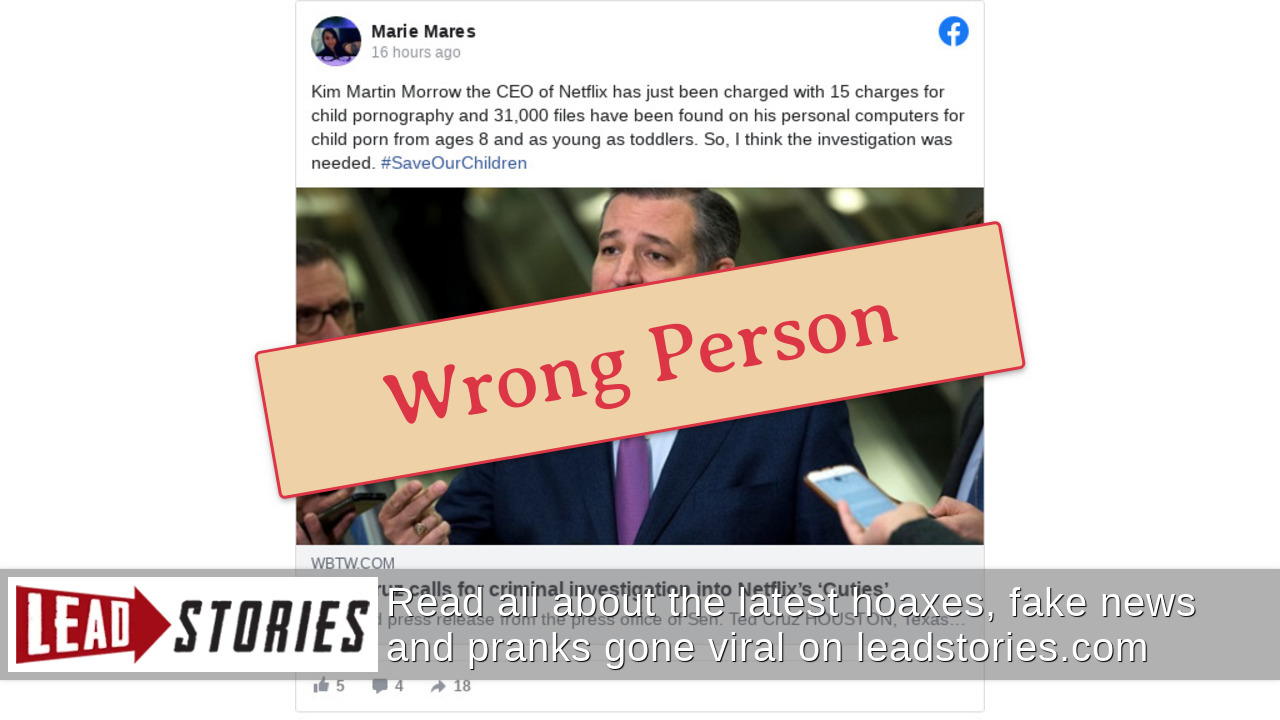 Fact Check: 'Kim Martin Morrow' Is NOT The CEO Of Netflix And Was NOT ...