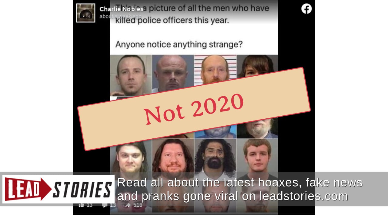 Fact Check: Meme Mugshots Do NOT Represent All Of The People Who Killed ...