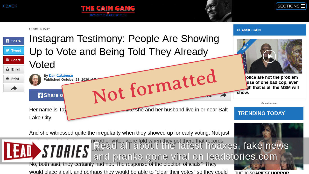 Fact Check: Voting Machine Message Voters Received Did NOT Keep Them ...
