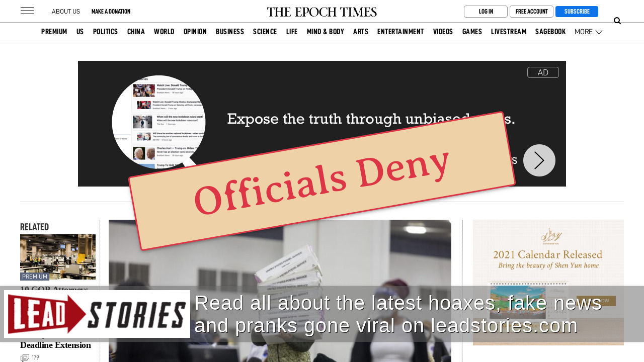 Fact Check: 10,000 Dead People Did NOT Vote In The Presidential ...