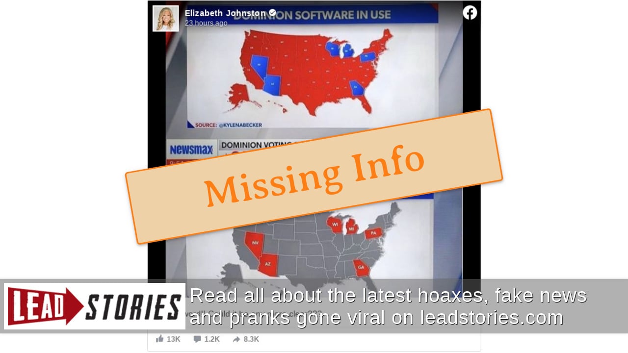 Fact Check: Comparative Maps Do NOT Prove Dominion Software Was Used In ...