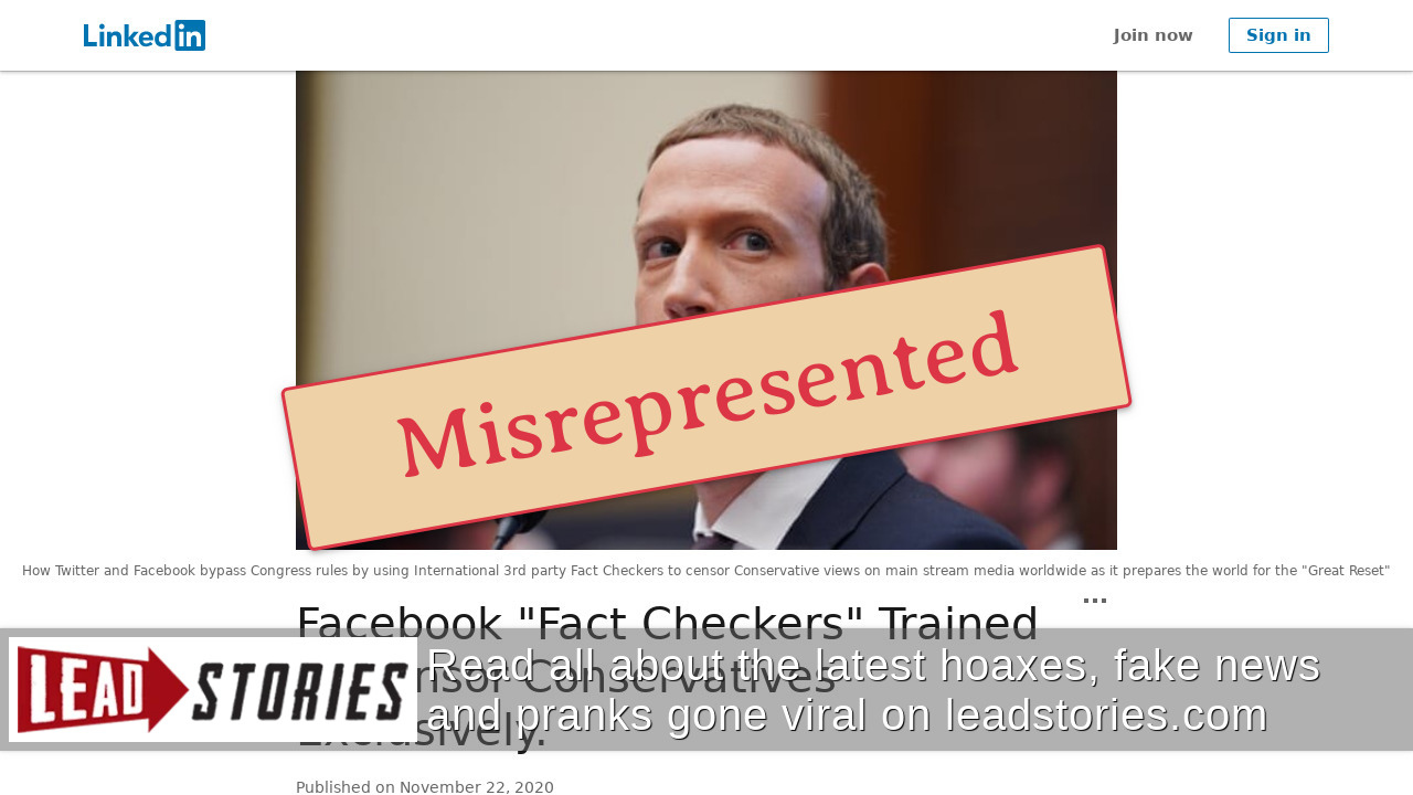 Fact Check: Fact-Checking on Facebook Is NOT Done by Appen. How Fact ...