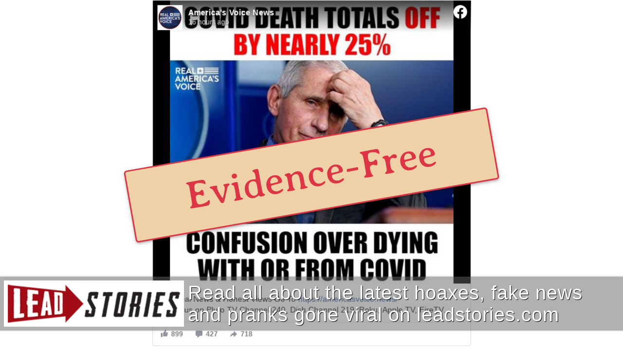 Fact Check: NO Evidence COVID-19 Death Totals Are Off By Nearly 25% ...