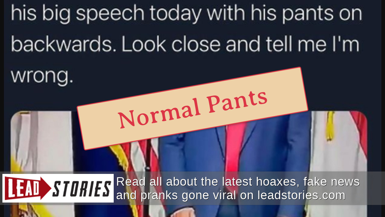 Fact Check: Donald Trump's Pants Were NOT On Backwards At Republican ...