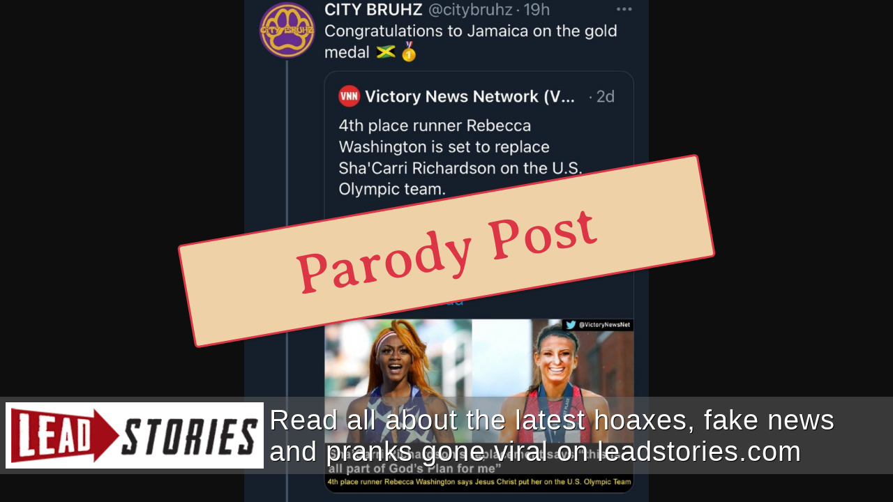 Fact Check: A Mormon Athlete Named 'Rebecca Washington' Will NOT ...