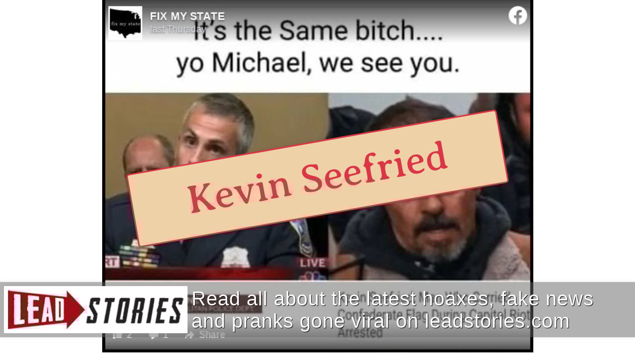 Fact Check: Officer Michael Fanone Was NOT U.S. Capitol Rioter Carrying ...