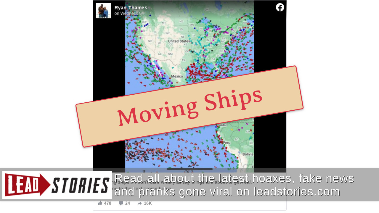 Fact Check: Screenshot Of Live Ship Map Does NOT Exclusively Show ...