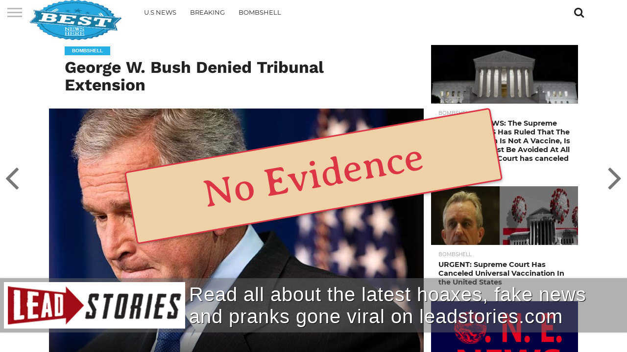 Fact Check Former President George W Bush Was Not Arrested On