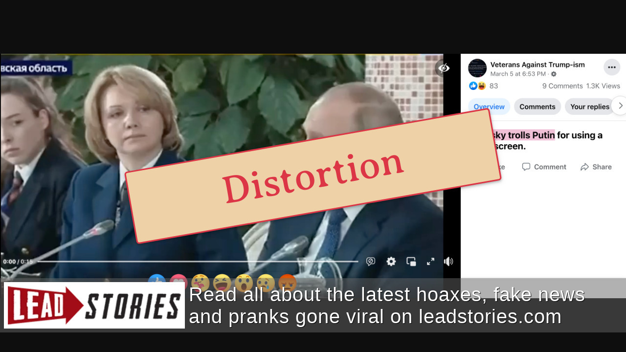 Fact Check: Video Of Putin's Hand Going Through Microphone Is NOT Proof ...