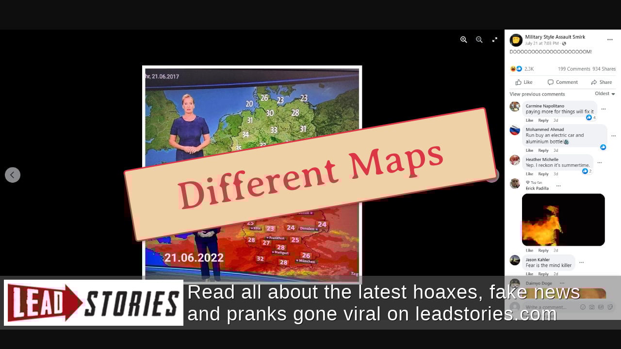 Fact Check: 2 German Weather Maps Do NOT Prove Climate Change Isn't ...