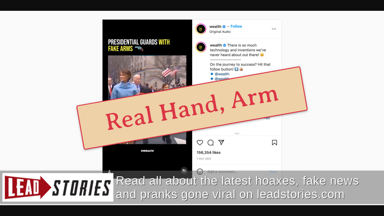 Fact Check: Secret Service Agents Did NOT Use Prosthetic Arms During ...