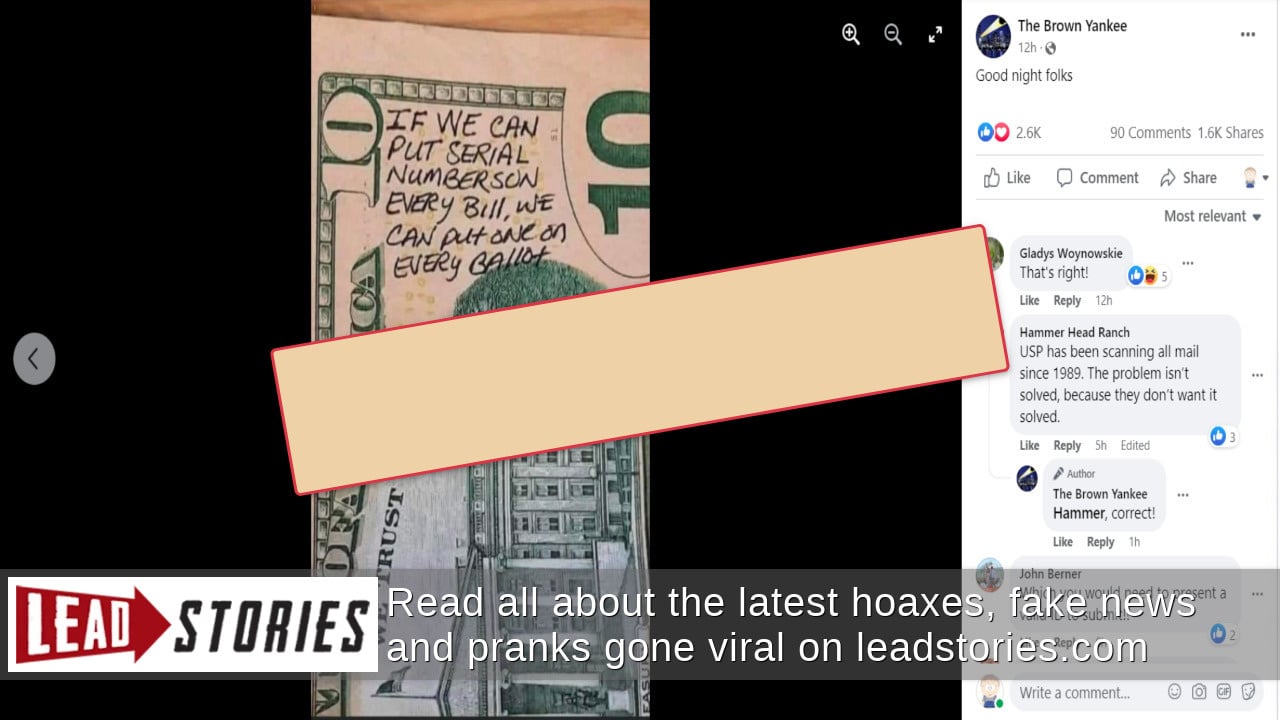 Fact Check: Election Ballots DO Have Serial Numbers -- But They Are ...