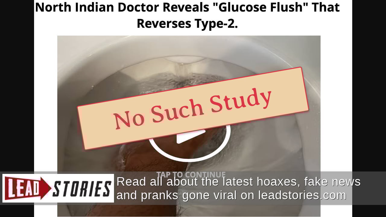 Fact Check: Harvard Scientists Did NOT Discover 'Glucose Flush' That ...