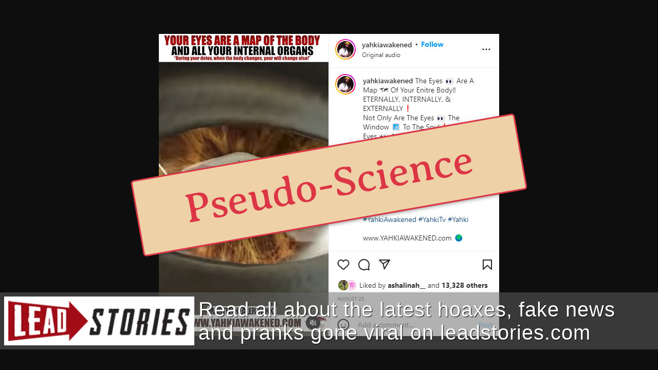 Fact Check: The Way Your Eyes Look Does NOT Predict Disease | Lead Stories