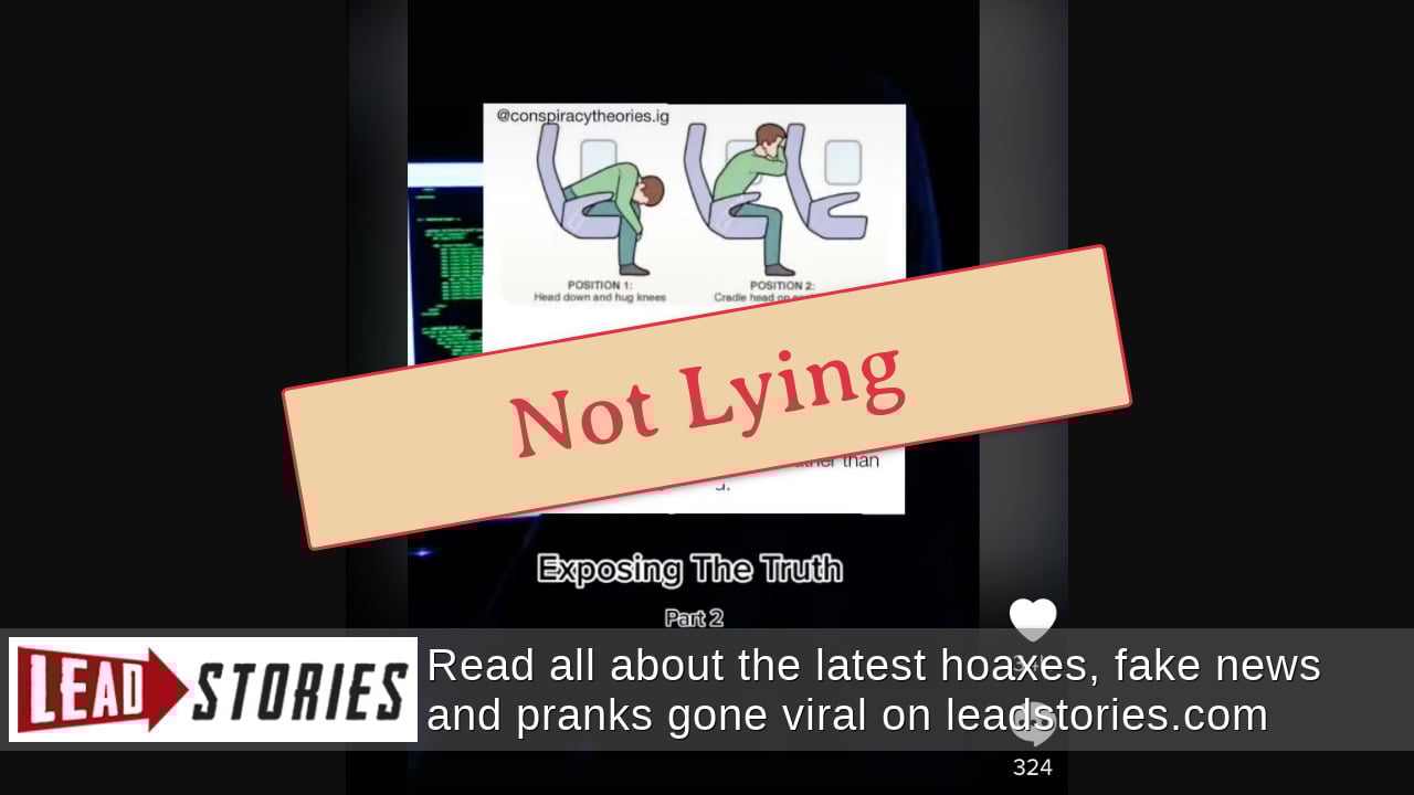 Fact Check: Airline Industry Does NOT Lie About Best Crash Position To ...
