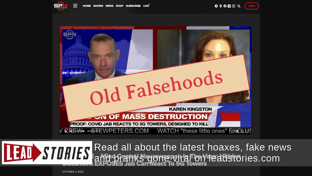 Fact Check: This Video Does NOT Confirm That Vaccines Are 'Mind Control ...