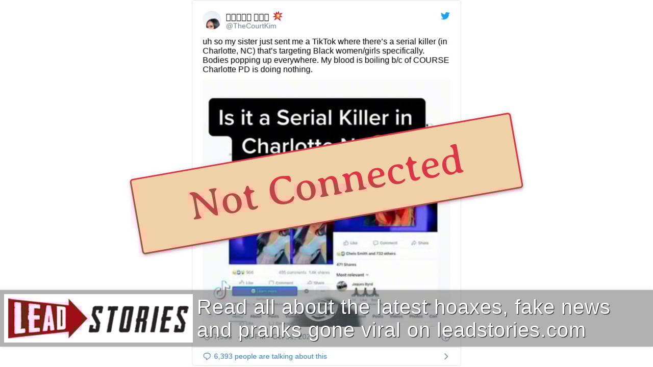 Fact Check: Serial Killer NOT Active In Charlotte, North Carolina ...