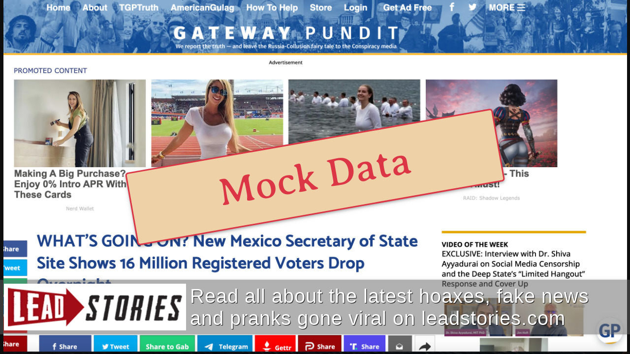 Fact Check: 16 Million Registered Voters Did NOT 'Drop Overnight' in ...
