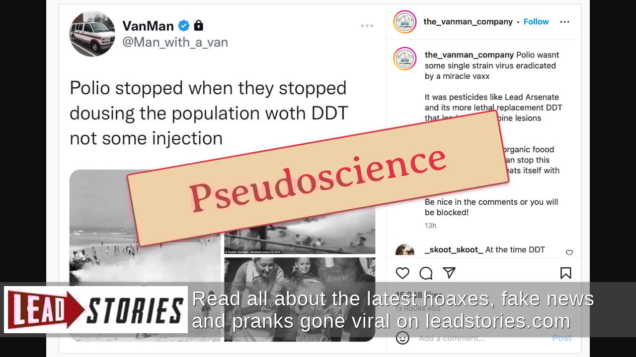 Fact Check: Polio Is NOT Caused By DDT, Vaccine IS Key To Eradication ...