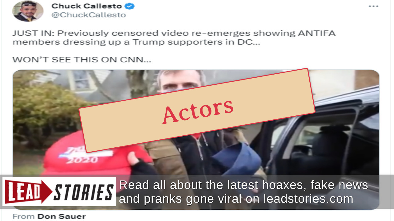 Fact Check Previously Censored Video Does Not Show Antifa Members