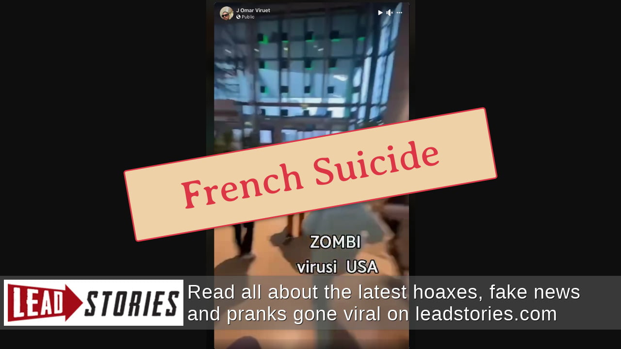 Fact Check: Video Does NOT Show People Running From Real Zombies In US ...
