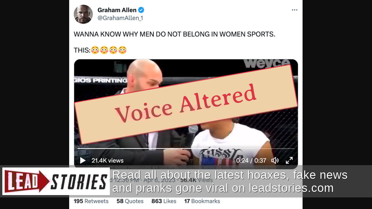 Fact Check: Video's Audio Does NOT Have Fallon Fox Speaking In ...