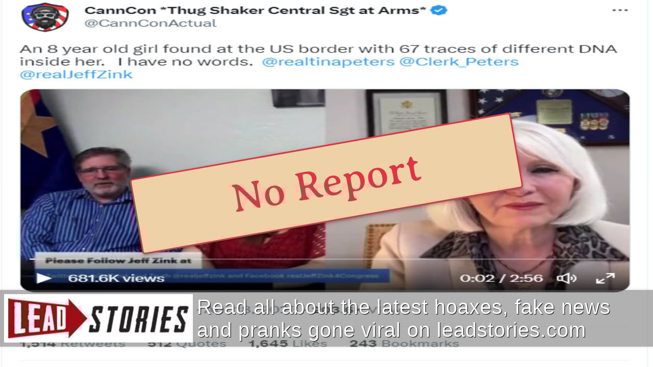 Fact Check: NO Evidence 'Little 8-Year-Old Girl Had 67 Different DNA ...