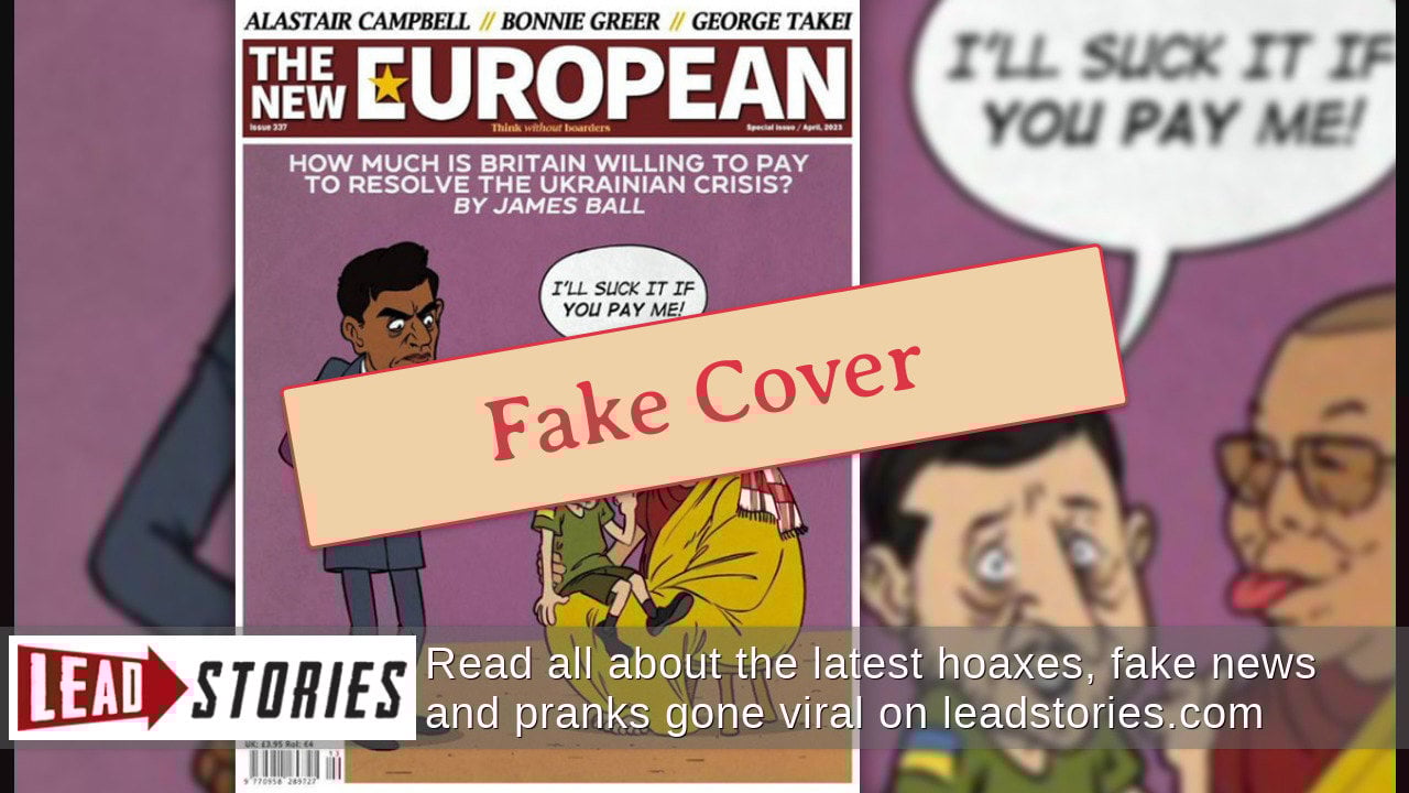 Fact Check: Issue 337 Of The New European Does NOT Feature Cartoon Of ...