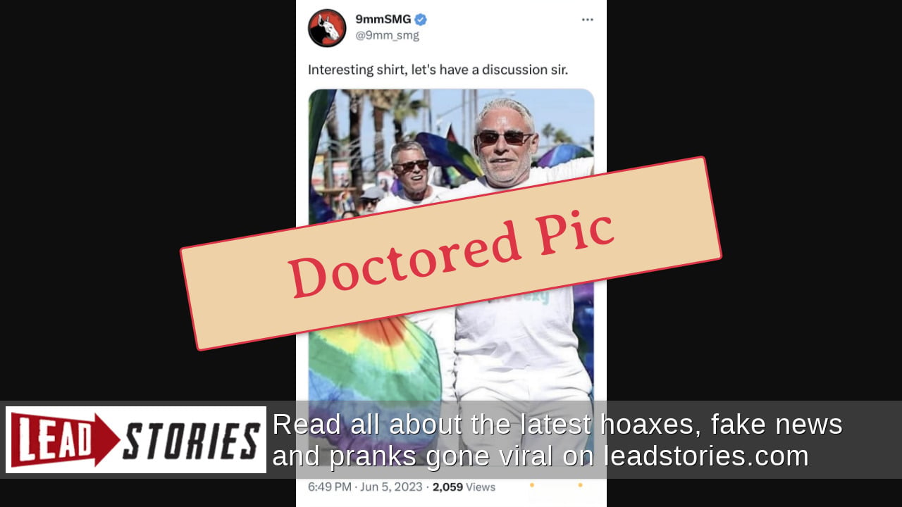 Fact Check: Photo Of Man Wearing T-Shirt That Says 'Trans Kids Are Sexy ...