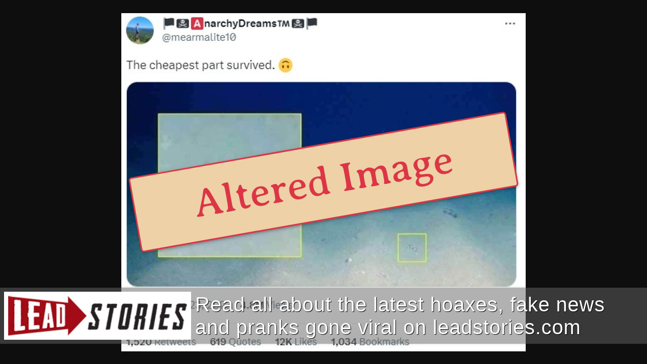 Fact Check: Photo Does NOT Show Titan's Controller Found On Seafloor ...