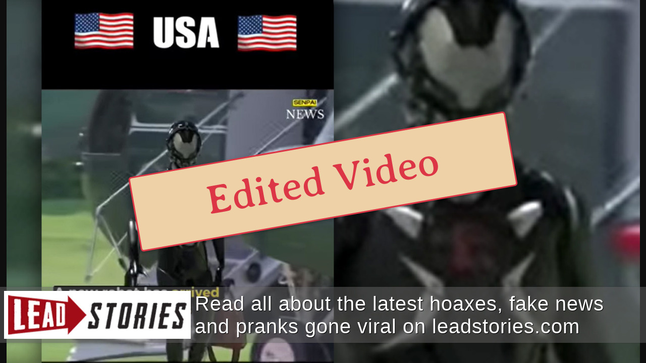Fact Check: Video Does NOT Show New Robot Hired To Serve And Protect U ...