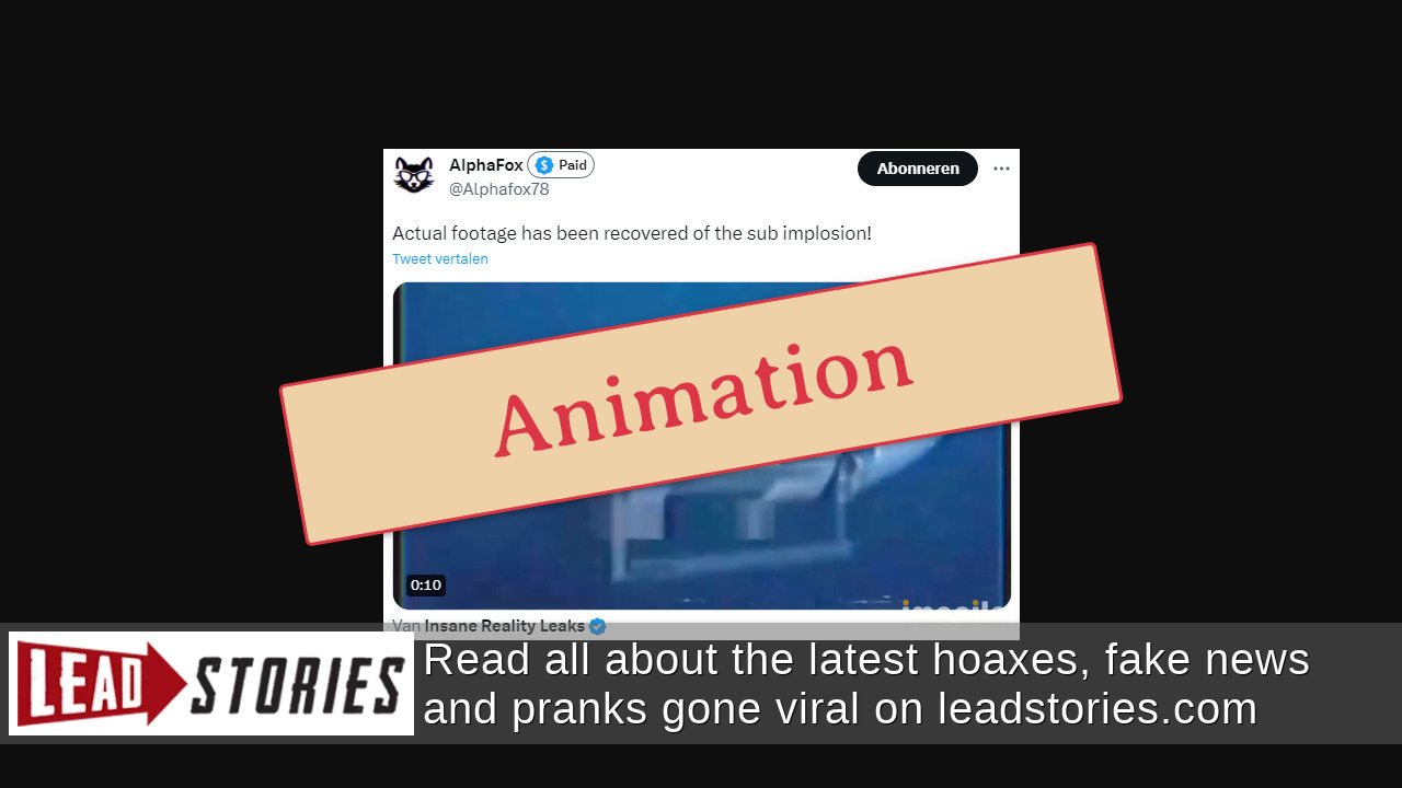 Fact Check: Video Does NOT Show Actual Footage Of The Titan Sub ...