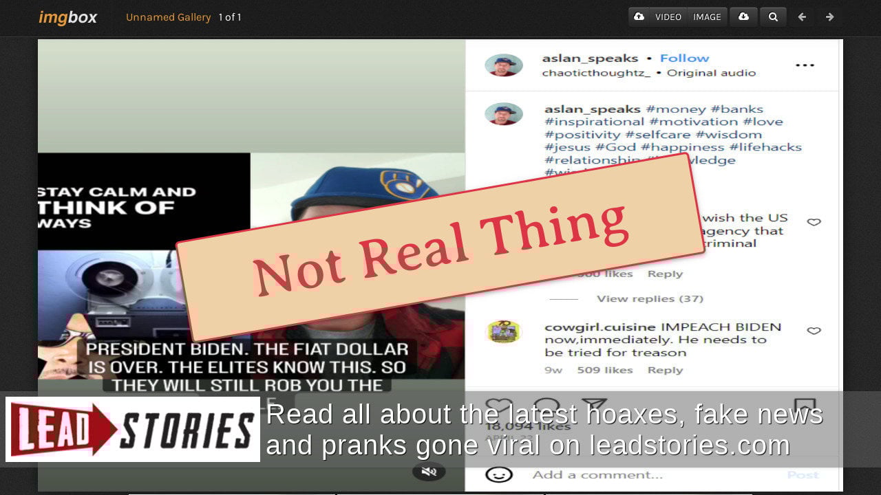 Fact Check: Audio Clip NOT A Recording Of Biden Talking About Bank ...