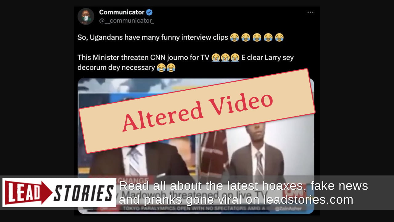 Fact Check: CNN Anchor Larry Madowo Was NOT 'Threatened On Live TV' By ...